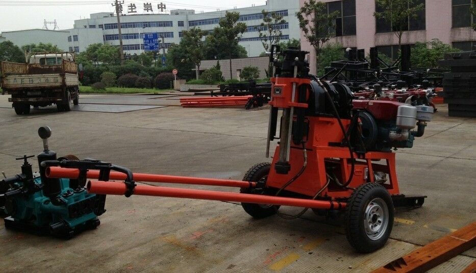 200m Spindle Type Deep Hydraulic Geotechnical Drill Rig Portable
