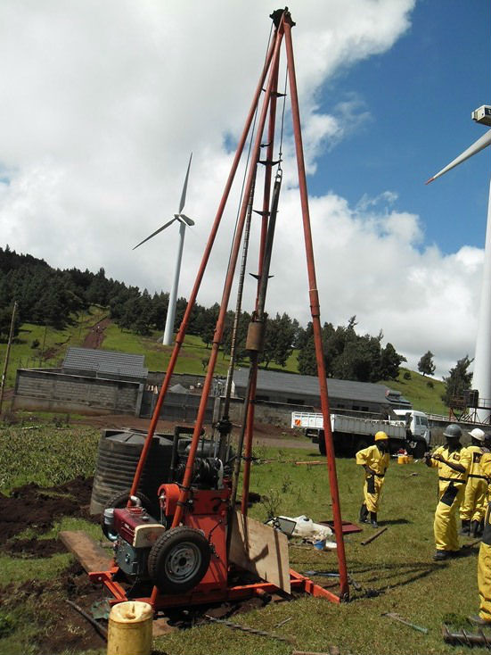 Trailer Engineering Drilling Rig For Borehole Core Drilling , Water ...