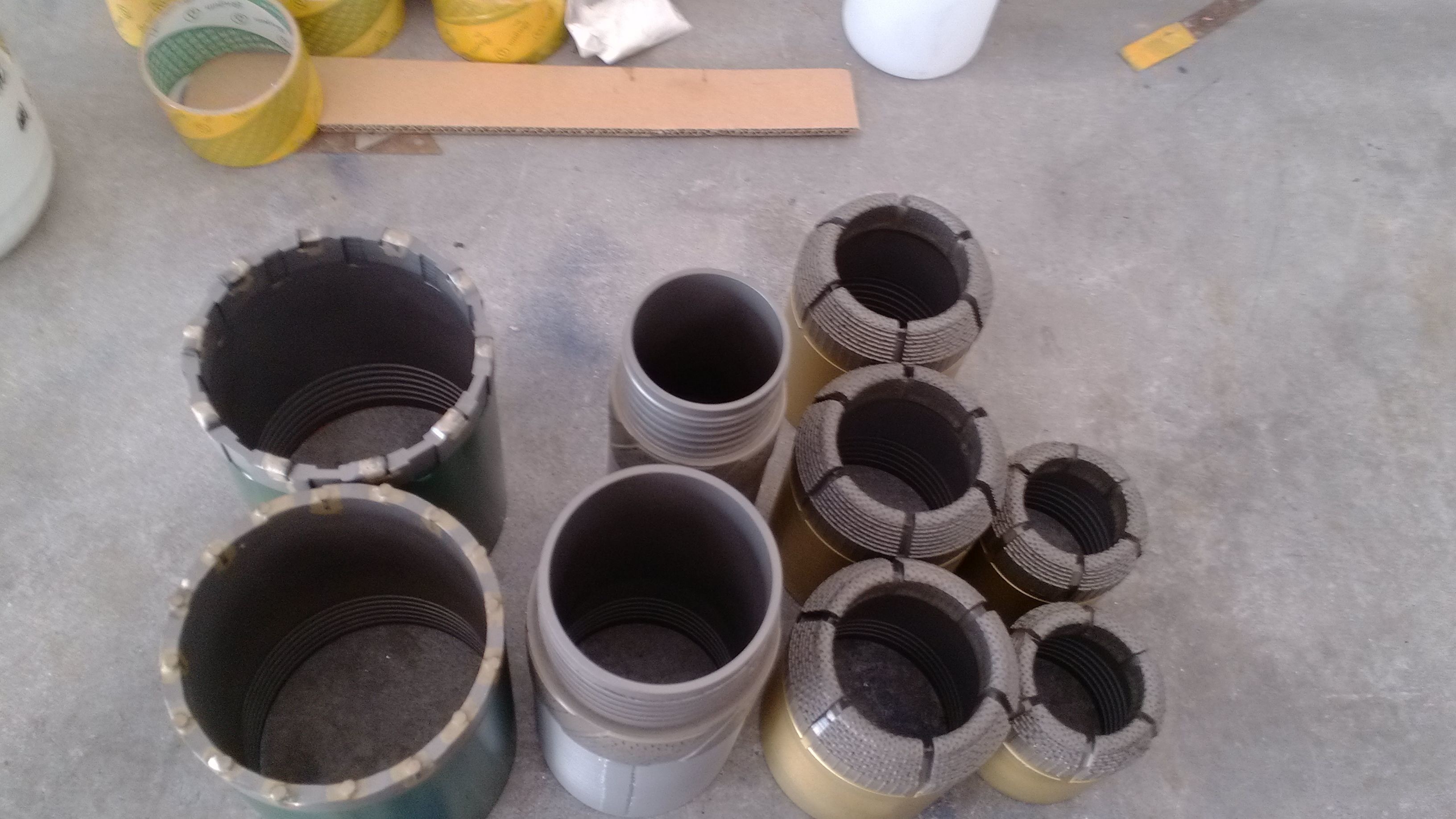 AQ,BQ,NQ,HQ,PQ wireline drill bits, Impregnated Diamond Core Drill Bits