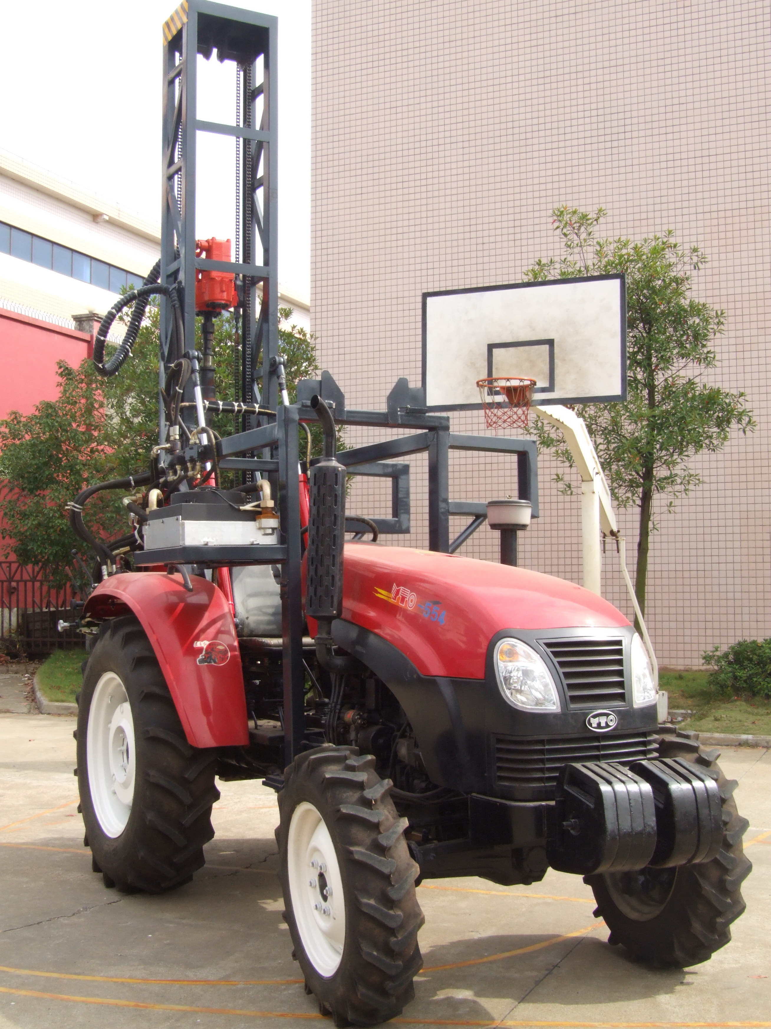 Geophysical Hydraulic 100mm Diamond Core Drill Tractor Mounted Drilling ...